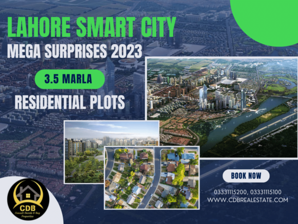 Lahore Smart City Mega Surprises 2023: Affordable 3.5 Marla Residential ...