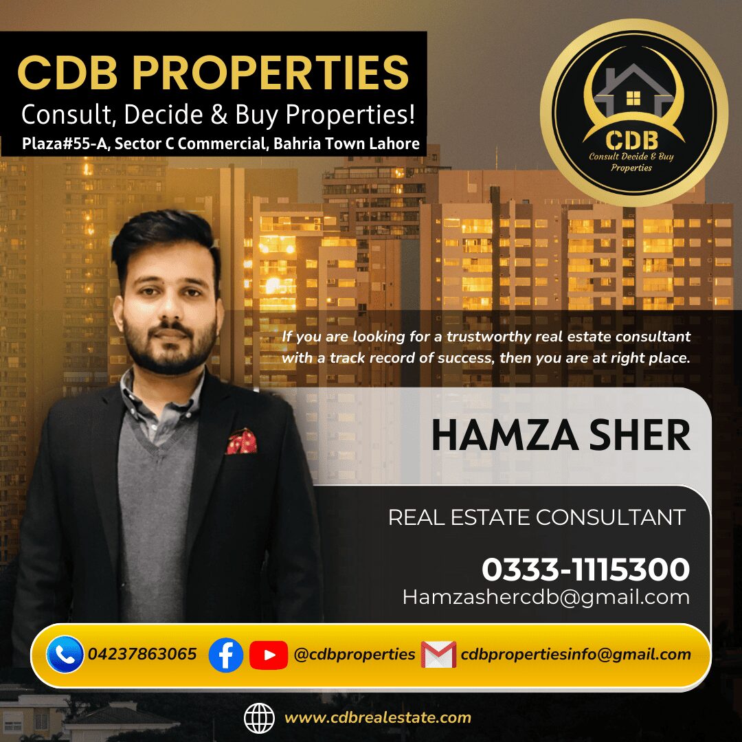 Hamza Sher - Top Real Estate Agent Lahore